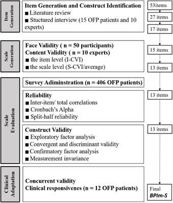 Frontiers | Development, validation and psychometric evaluation of the Chinese version of the ...